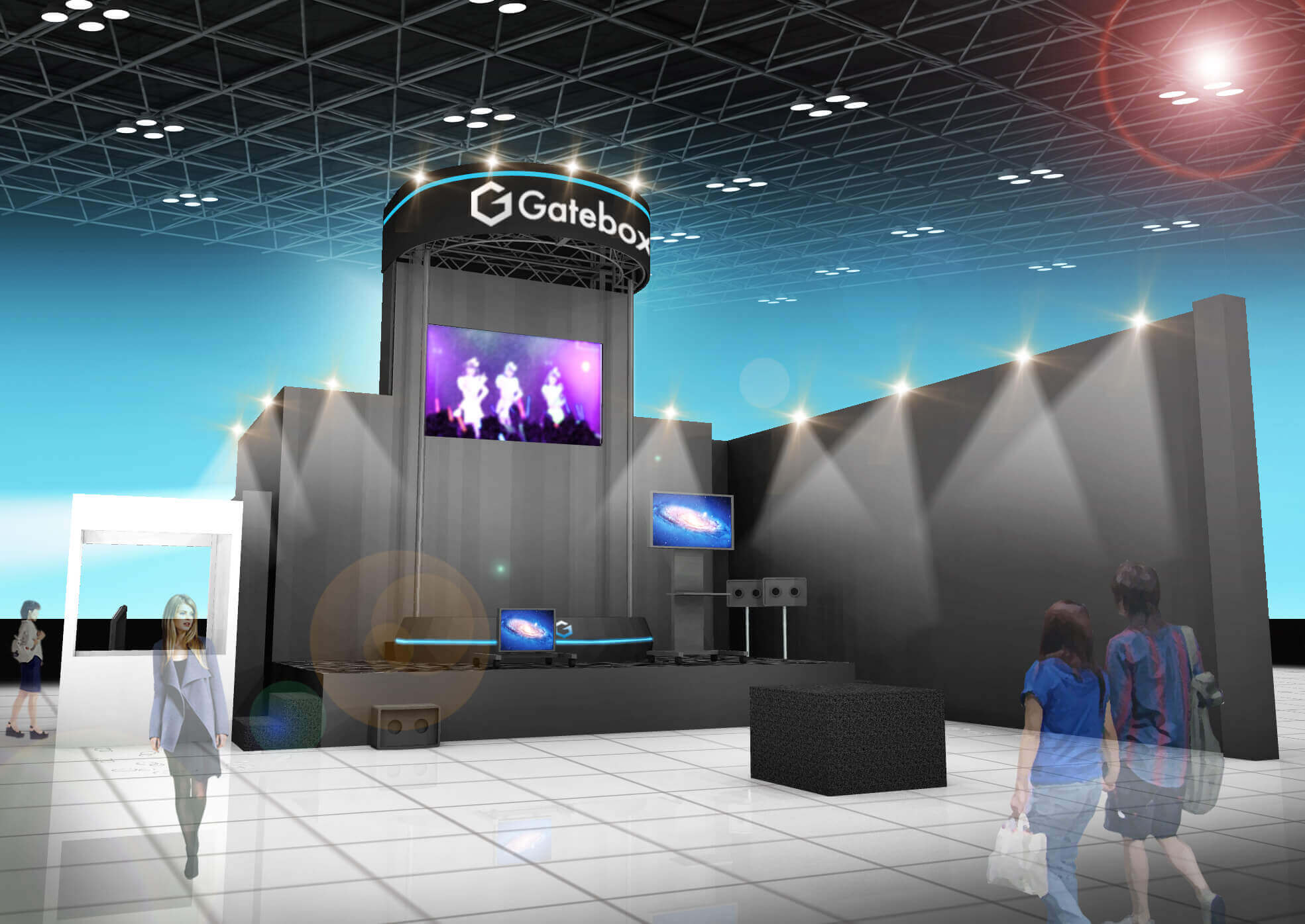 『ニコニコ超会議2018』で2次元キャラとAR撮影会！？Gateboxブース編