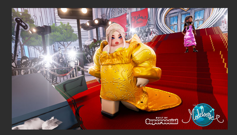 ハイディ・クルムとSupersocialがファッションバーチャル空間「Modelverse」を公開！ロブロックスにランウェイが登場