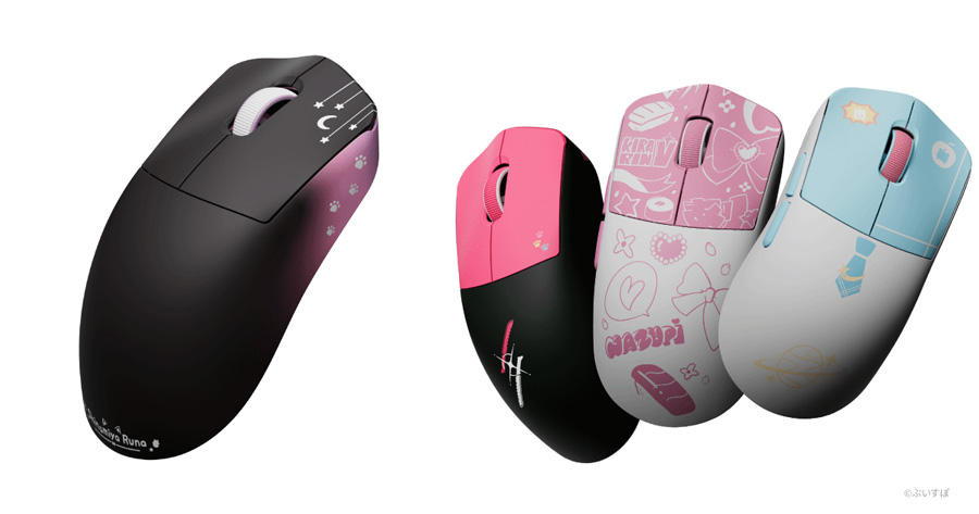 ぶいすぽっ！が「VSPO! GEAR ゲーミングマウス」を9月27日に発売！東京ゲームショウ2025「GALLERIA」出展ブースにて実機展示